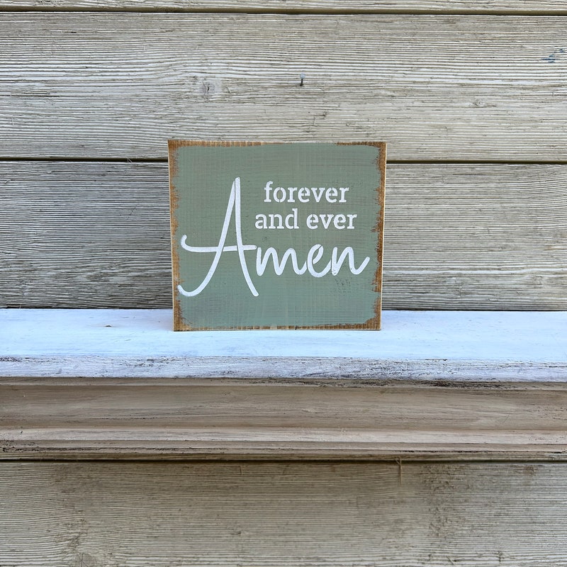 Amen Sign - Etsy