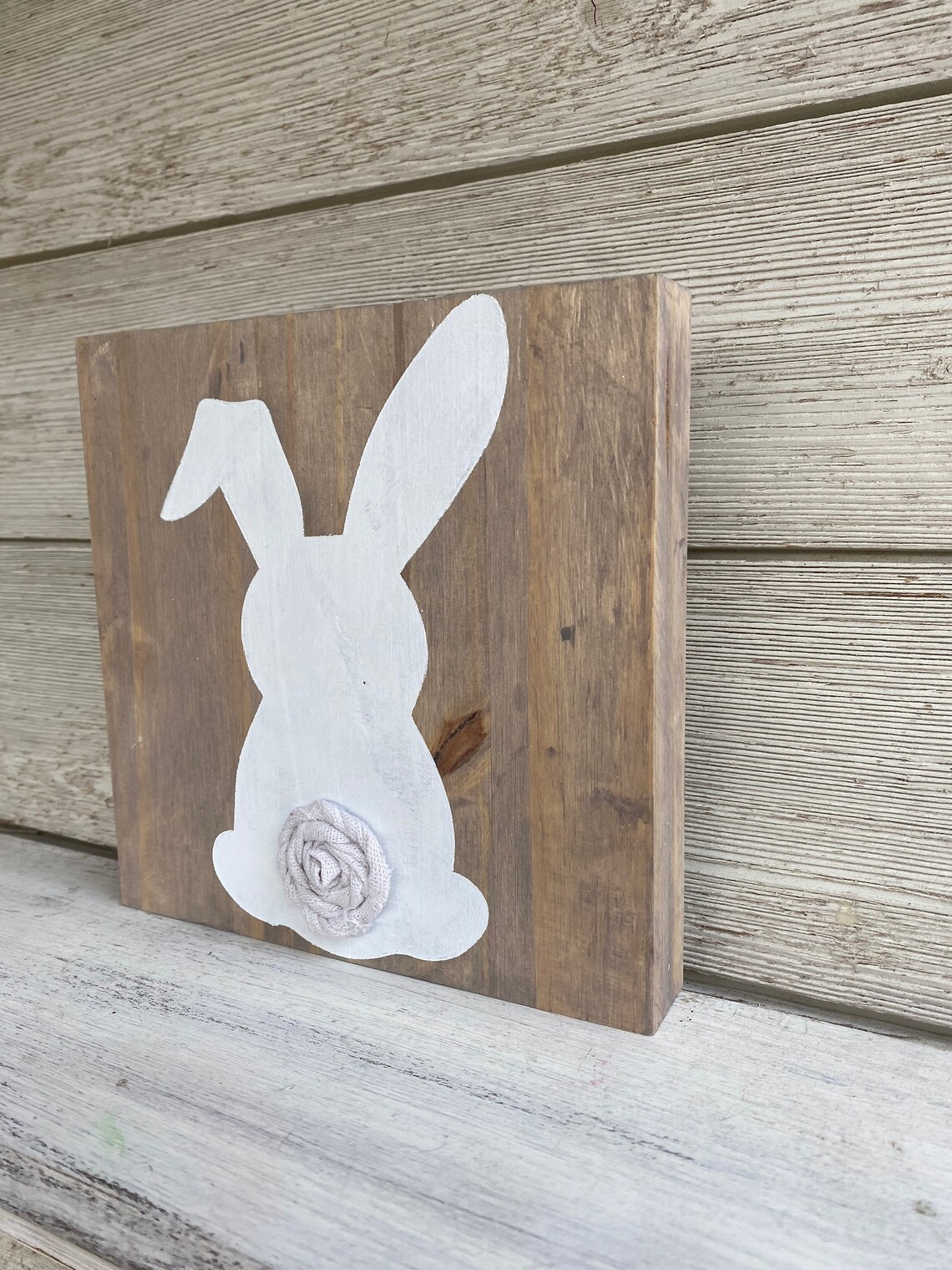 Farmhouse Wood Bunny Sign/bunny Wood Sign/easter Decor/spring | Etsy