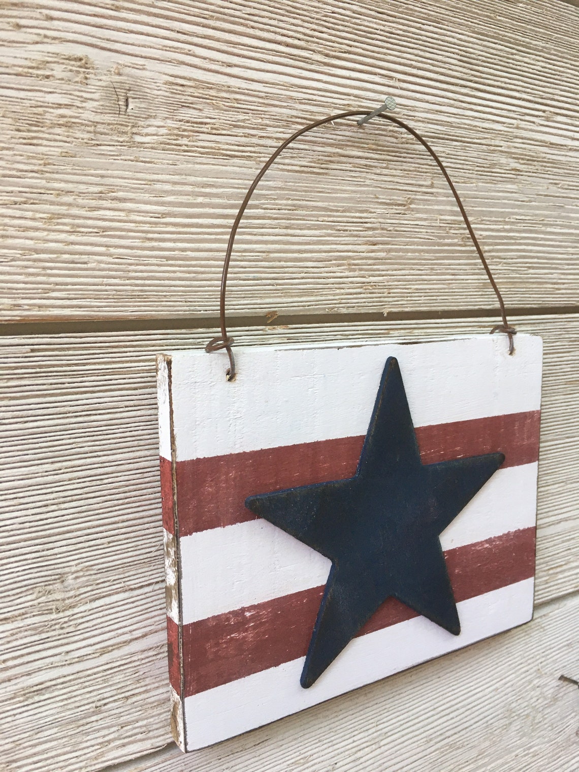 Rustic 4th of July Sign/patriotic Decor/ 4th of July Decor/ - Etsy