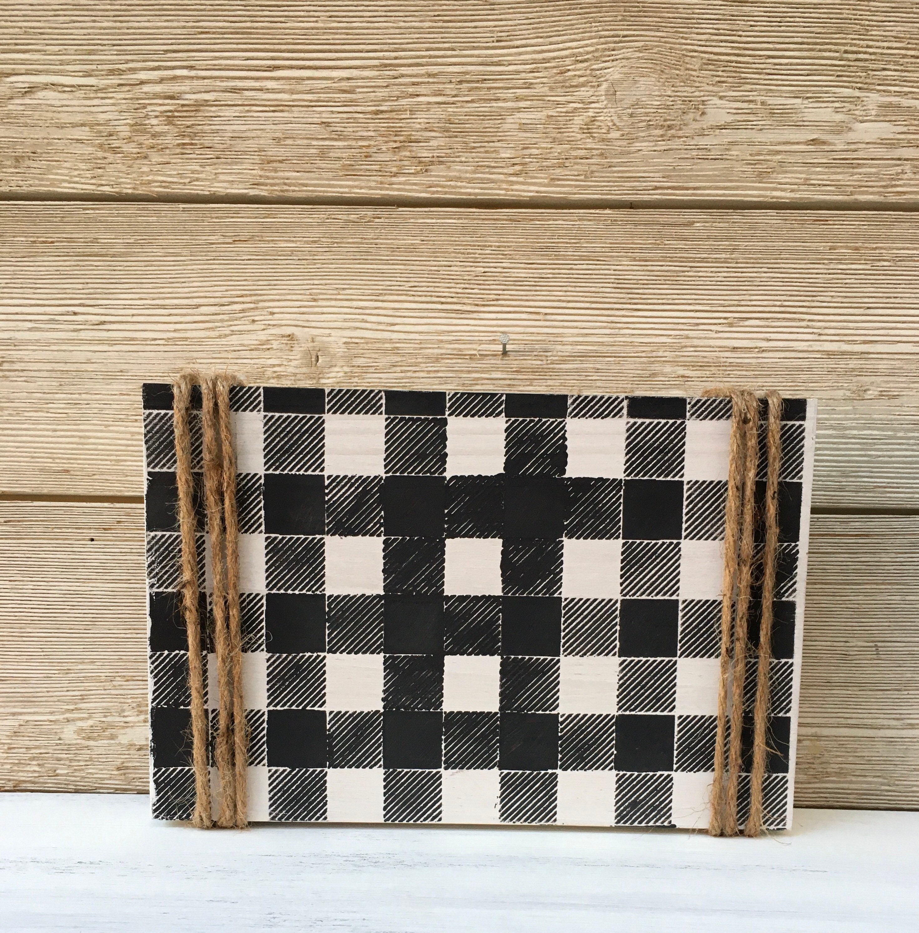 Farmhouse Plaid Farmhouse Picture Frames/ Farmhouse Decor/farmhouse ...