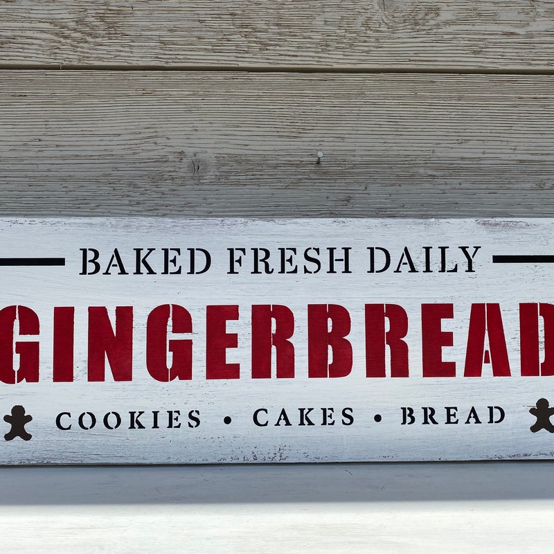 Gingerbread Sign - Etsy