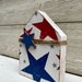 Mini 4th of July Wood Block House /patriotic Mini House Sign/wood Block ...