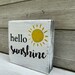 Hello Summer Wood Block Sign/hello Summer Sign/summer Wood - Etsy