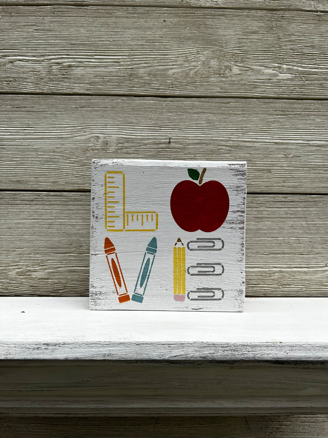 Love Teacher Wood Sign/ Teacher Gift/teacher Appreciation Gift - Etsy