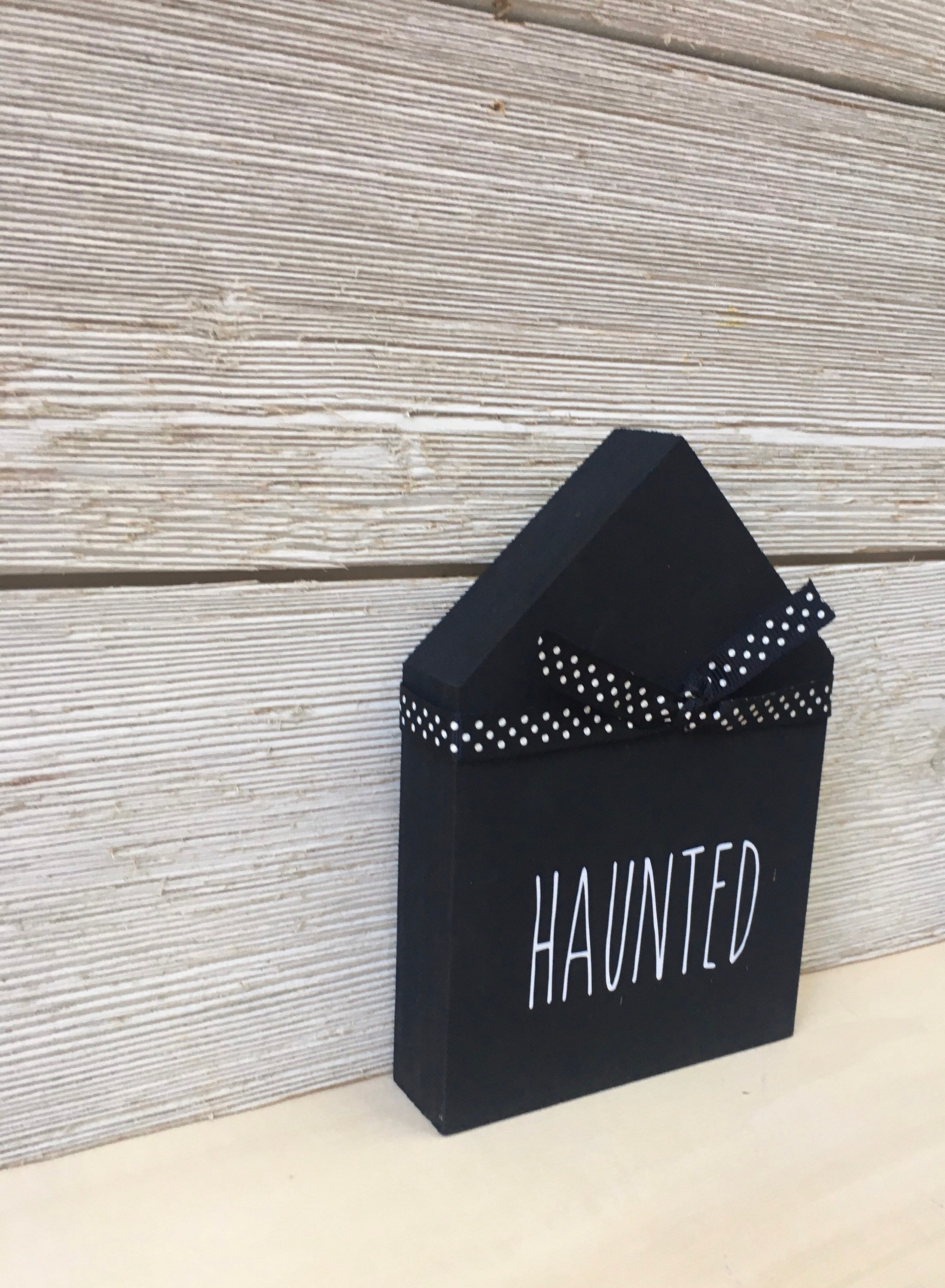 Hello Pumpkin Wood Block House /haunted Block House/hocus Pocus Wood ...