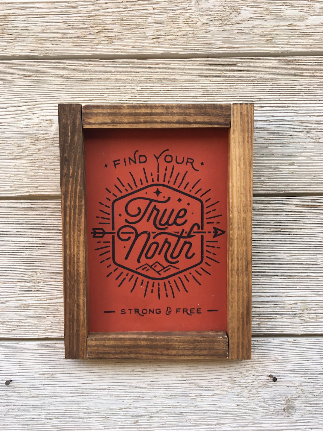 Find Your True North Rustic Farmhouse Wood Sign/farmhouse Wood Sign ...