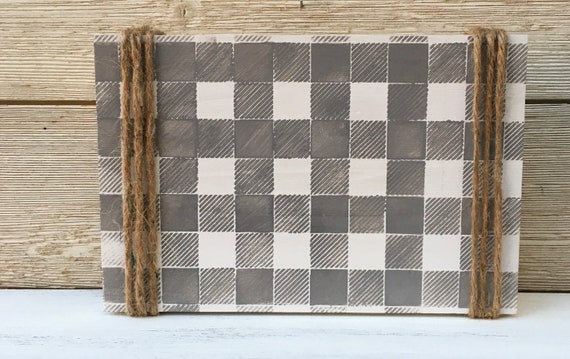 Farmhouse Plaid Farmhouse Picture Frames/ Farmhouse | Etsy