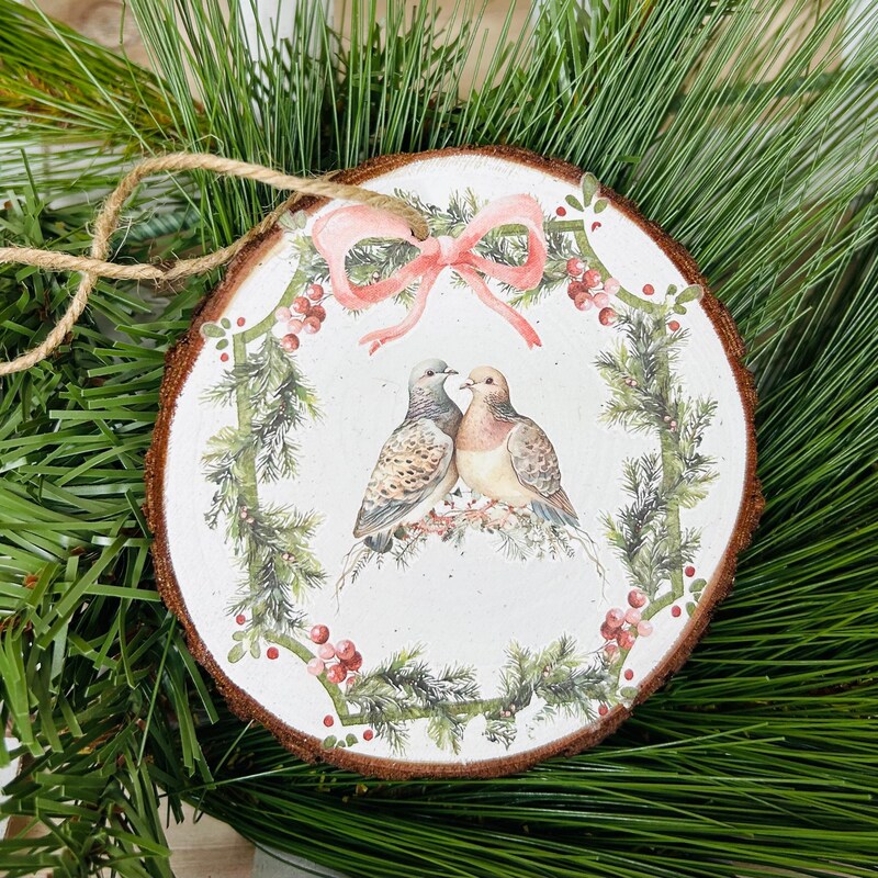 Turtle Dove Ornament - Etsy