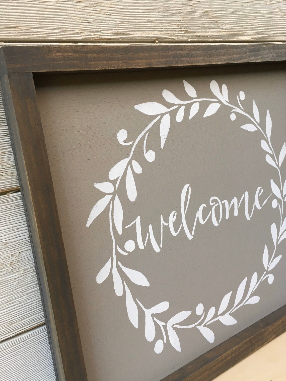 Rustic Farmhouse Welcome Sign/farmhouse Decor/farmhouse Sign - Etsy