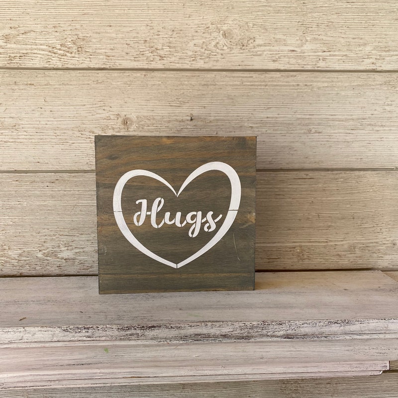 Hug Sign - Etsy