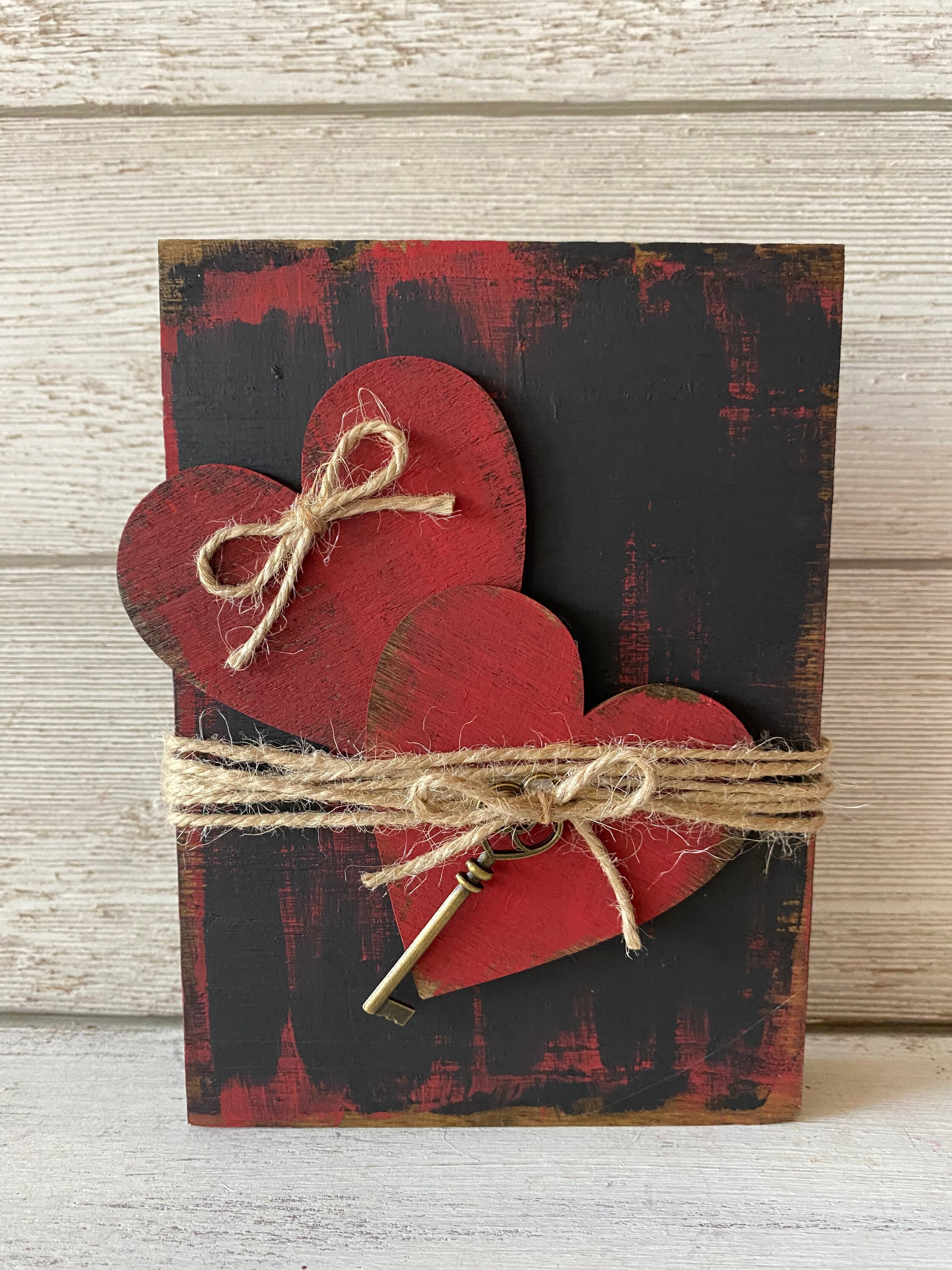 Rustic Heart Sign/rustic Valentine Decor/valentine | Etsy