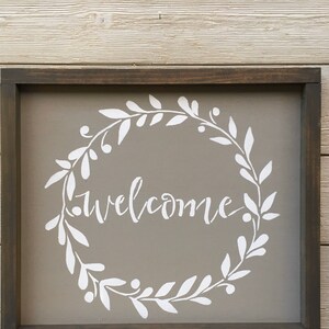 Rustic Farmhouse Welcome Sign/farmhouse Decor/farmhouse Sign - Etsy