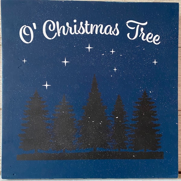 Christmas Word Tree - Etsy