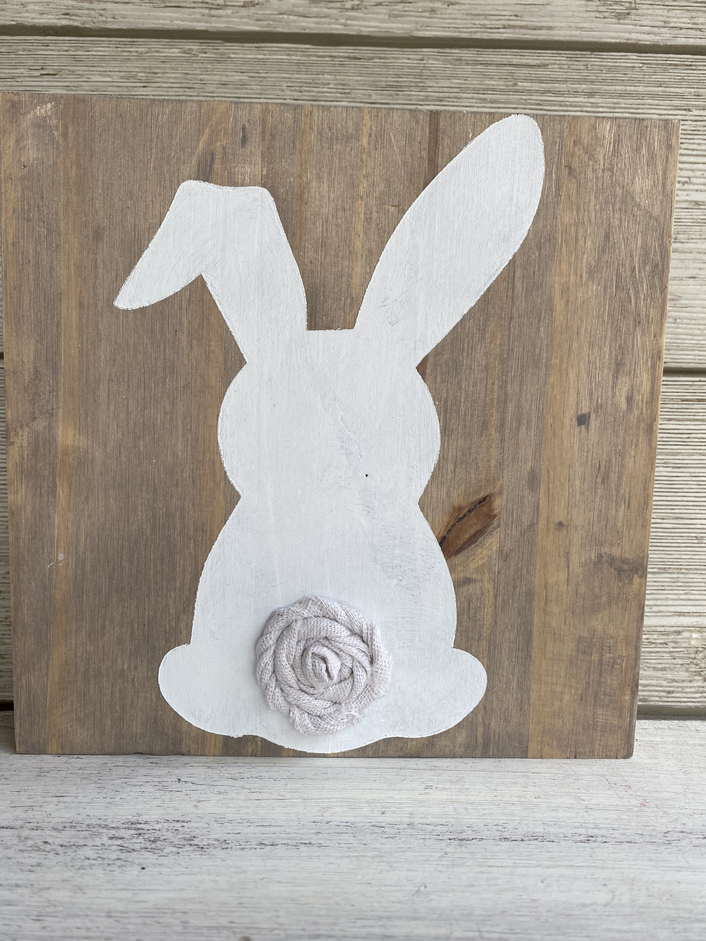 Farmhouse Wood Bunny Sign/bunny Wood Sign/easter Decor/spring | Etsy