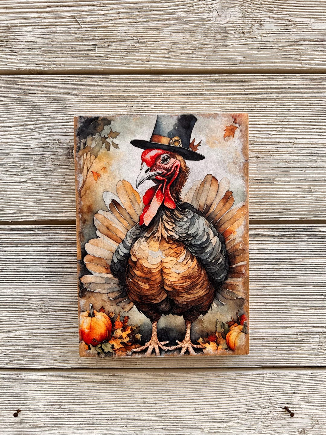 Turkey Wood Sign/fall Wood Sign/fall Home Decor/thanksgiving Decor - Etsy