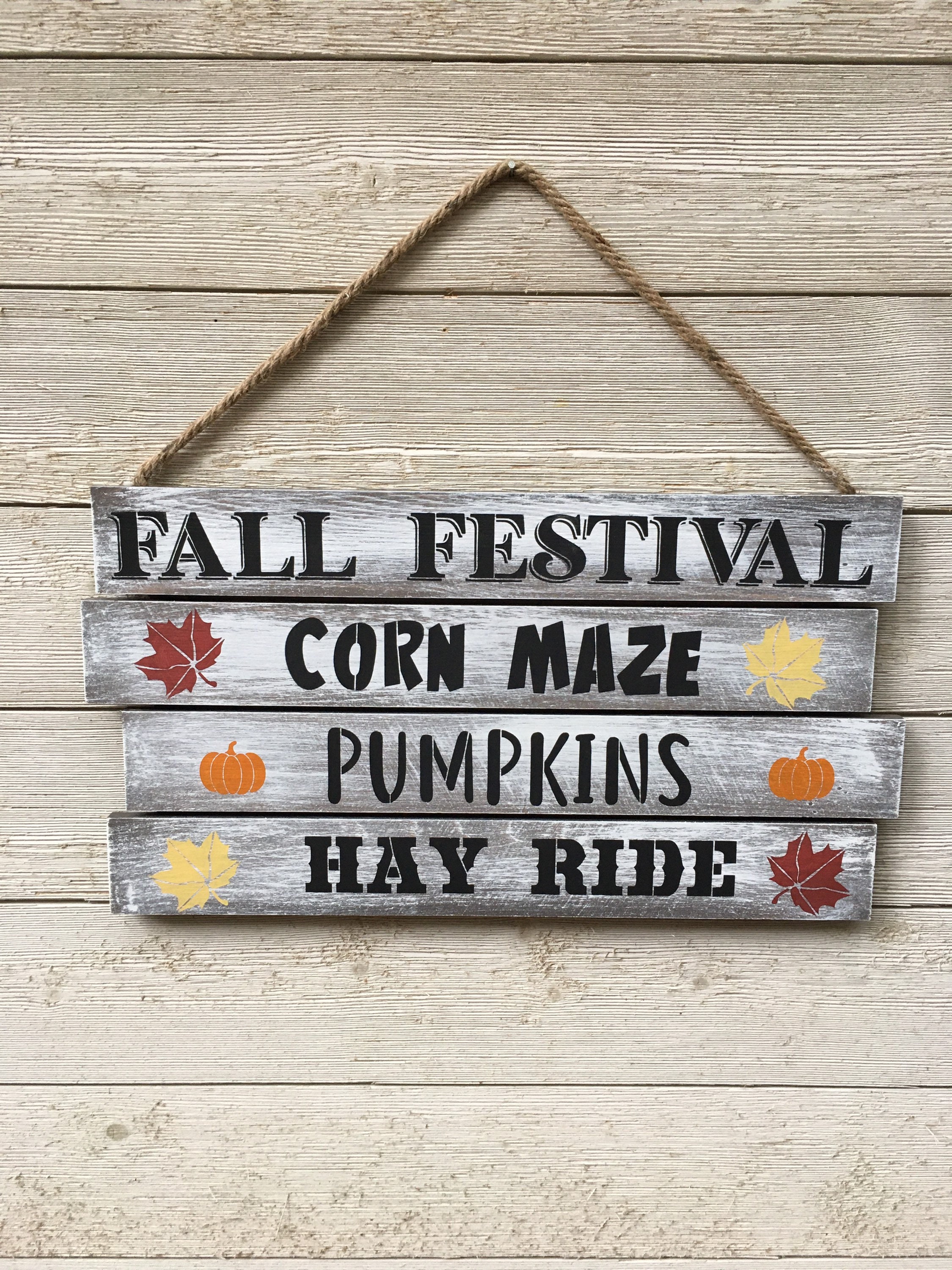Fall Festival Wood Sign/Pumpkin Sign/Hay Ride Sign/Fall Decor | Etsy