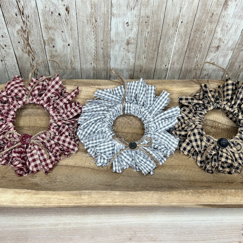 Primitive Jar Lid Ornaments - Etsy