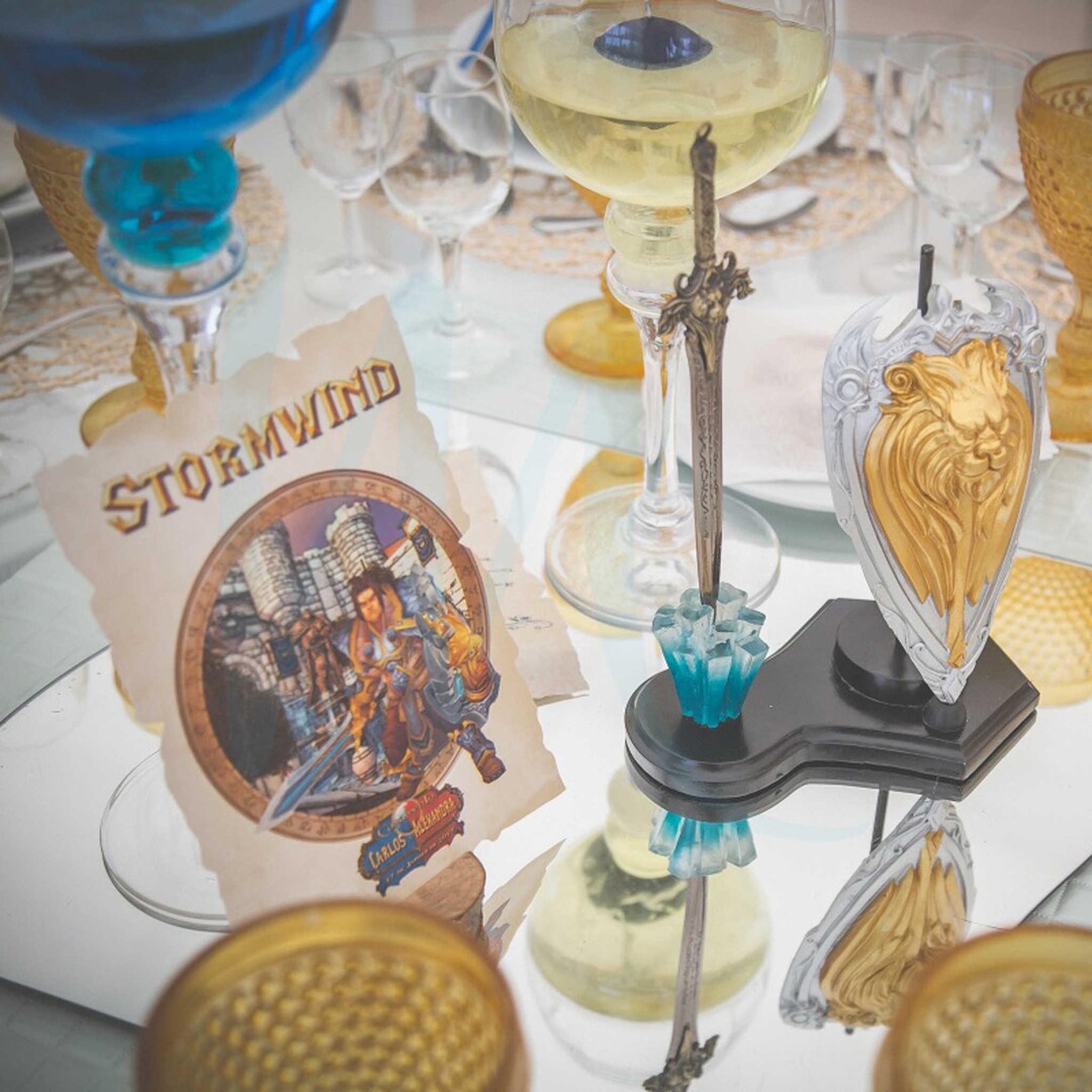 Table Sign Stormwind | Alliance | World of Warcraft-inspired Wedding ...