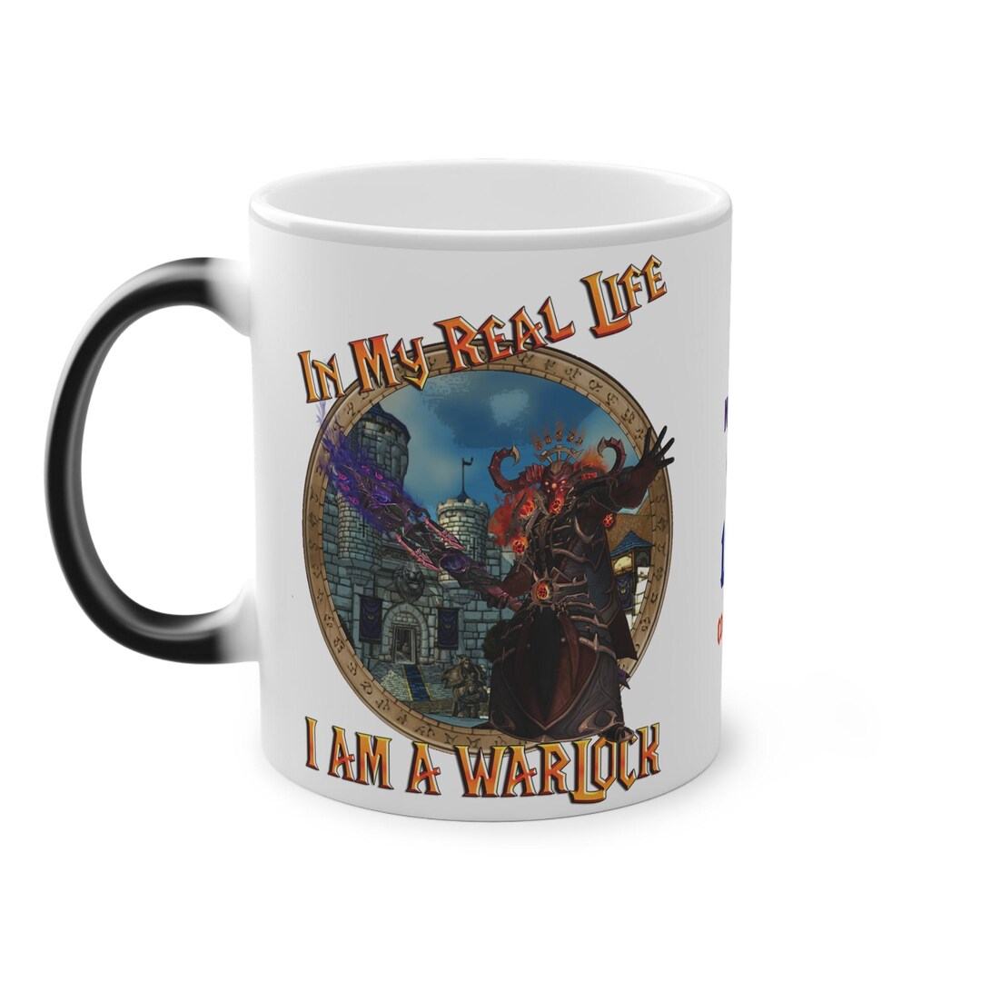 Magic Mug | Warlock Alliance in Game Style | World of Warcraft Inspired ...