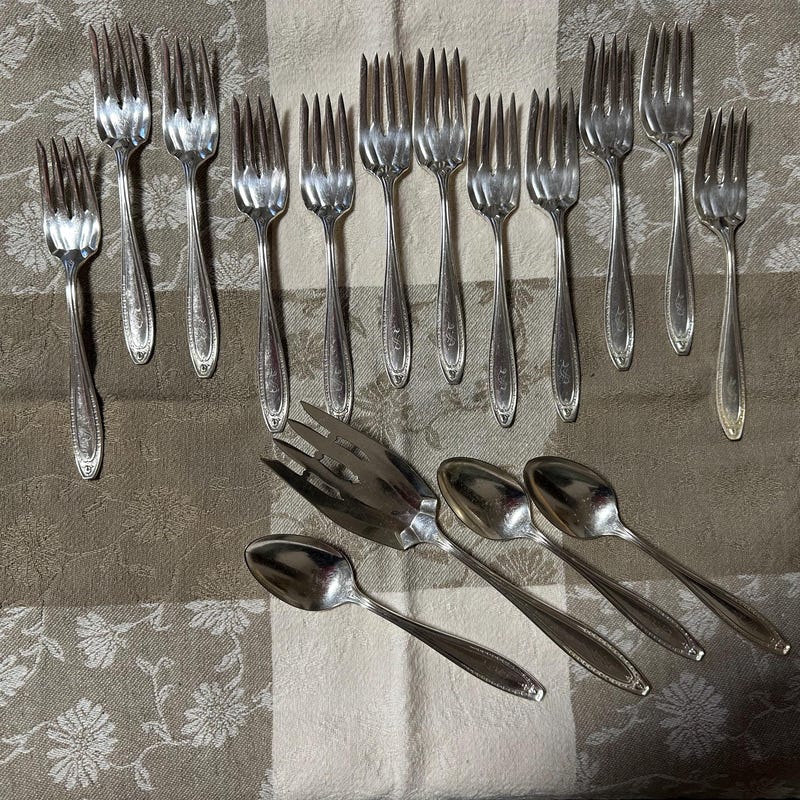 Silverplate Flatware - Etsy
