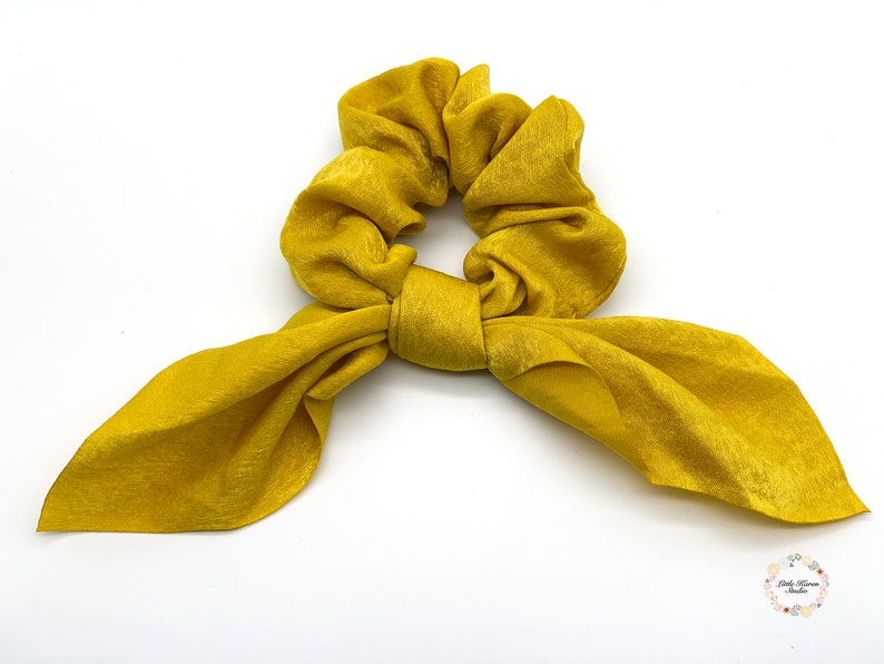 Bow Scrunchies for women Knotted Scrunchies Hair | Etsy