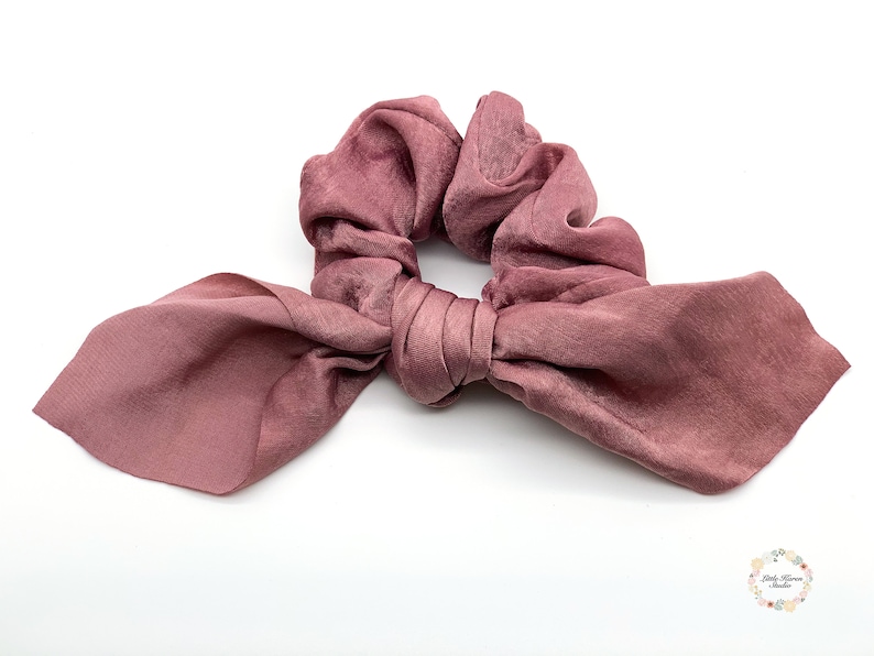 Bow Scrunchies for women Knotted Scrunchies Hair | Etsy