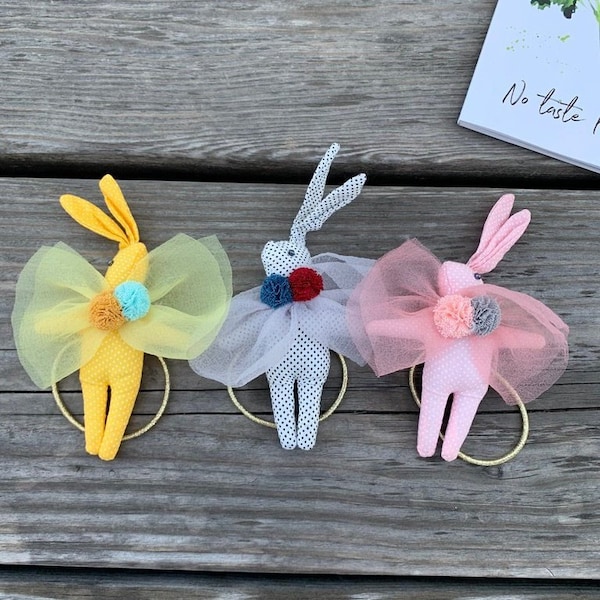 Hair Ties for Bunny - Etsy