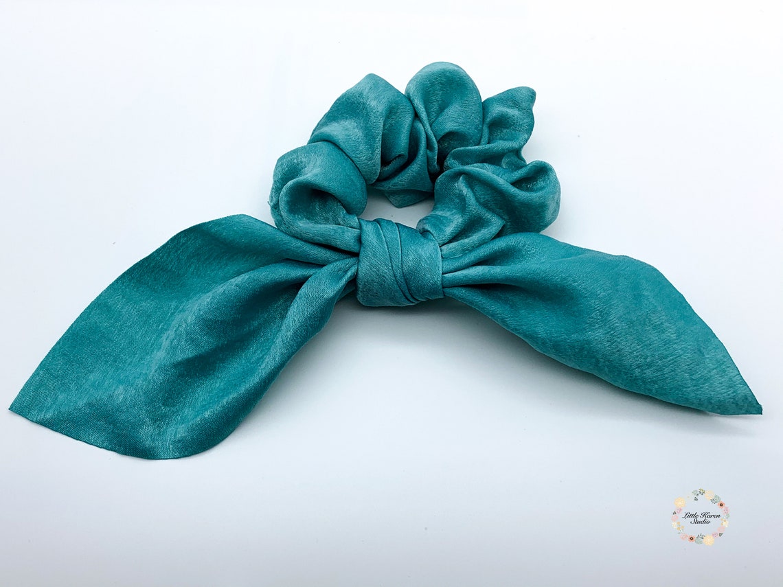 Bow Scrunchies for Women Knotted Scrunchies Hair - Etsy
