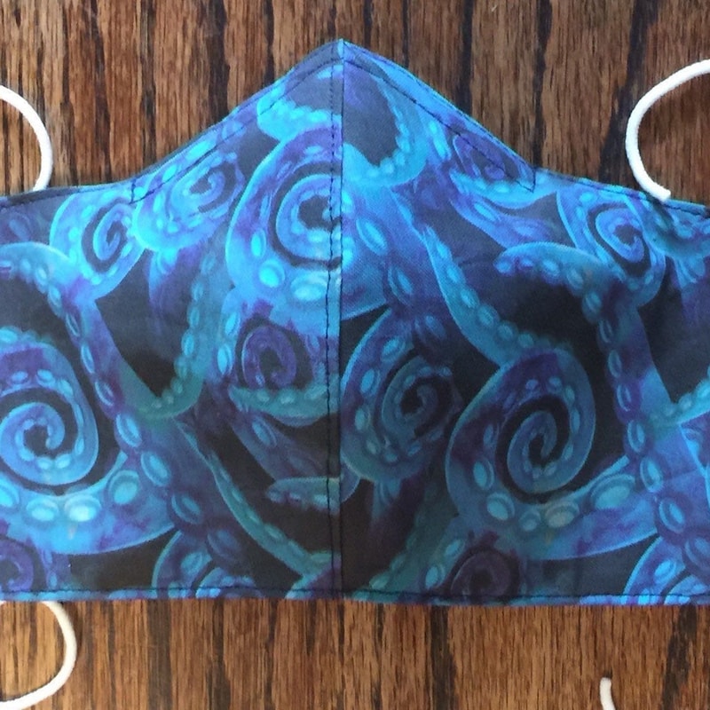 Octopus Mask - Etsy