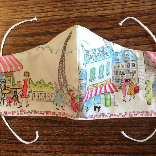 Eiffel Tower Face Mask - Etsy