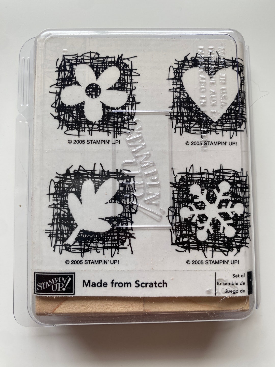 Made From Scratch Stampin up Rubber Stamps - Etsy
