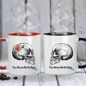 Skulls Coffee Mugs, Personalized Tea Mug, Day of the Dead Custom Mug ...
