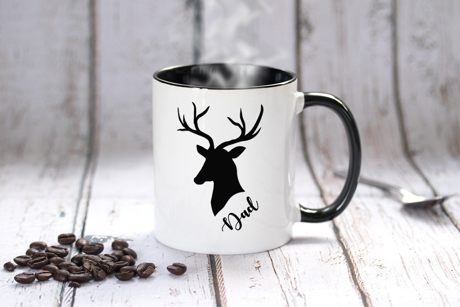Deer Coffee Mug, Deer Lovers Coffee Tea Mug, Personalized Deer Mug ...