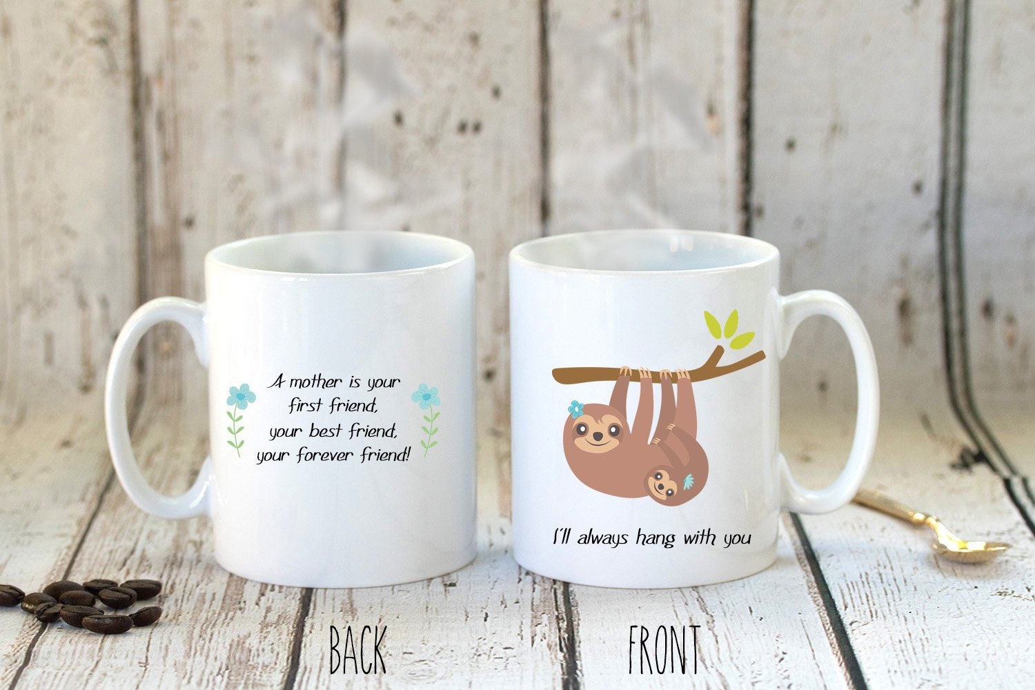 Cute Sloth Mug Sloth Coffee Mug Funny Mug Sloth Gifts Gift | Etsy