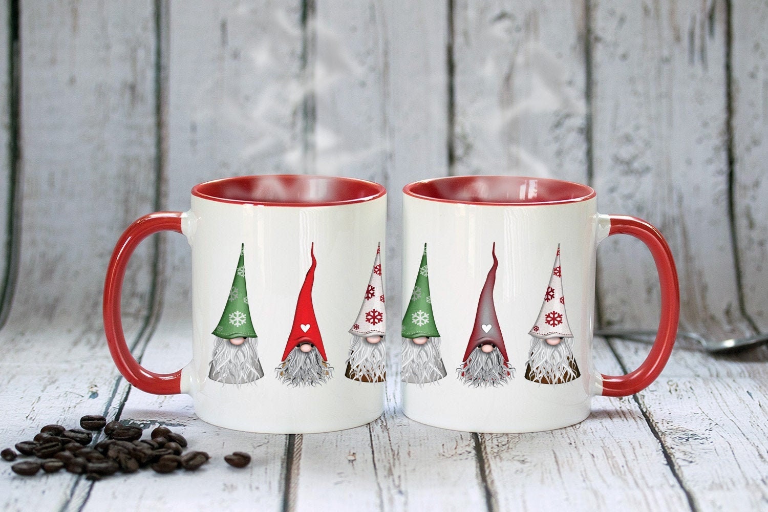 Christmas Mug Gnomes Mug Santa Elf Mug Xmas Coffee Mug - Etsy UK