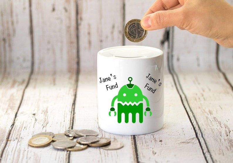 Robot Money Box Children's Kid's Money Box - Etsy
