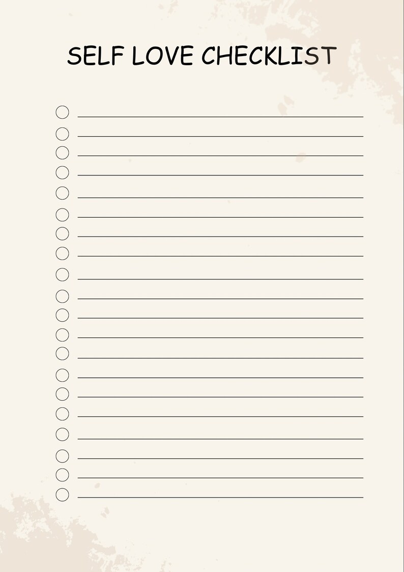 Inspiring Self Love Planner - Etsy