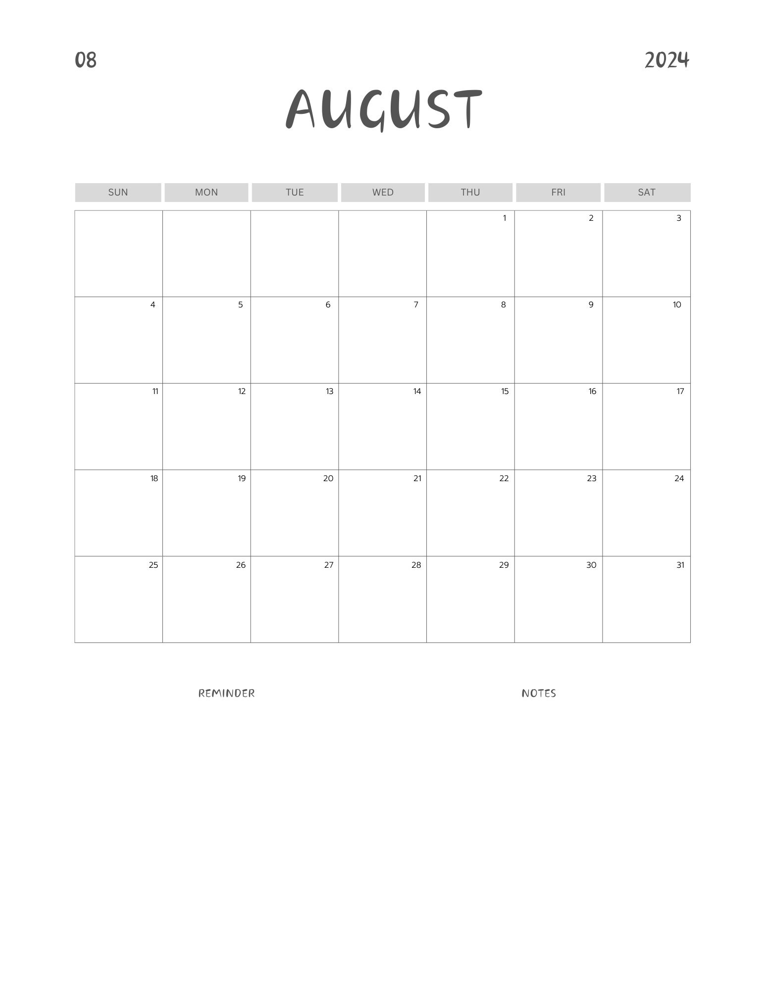 2024 Digital Calendar - Etsy
