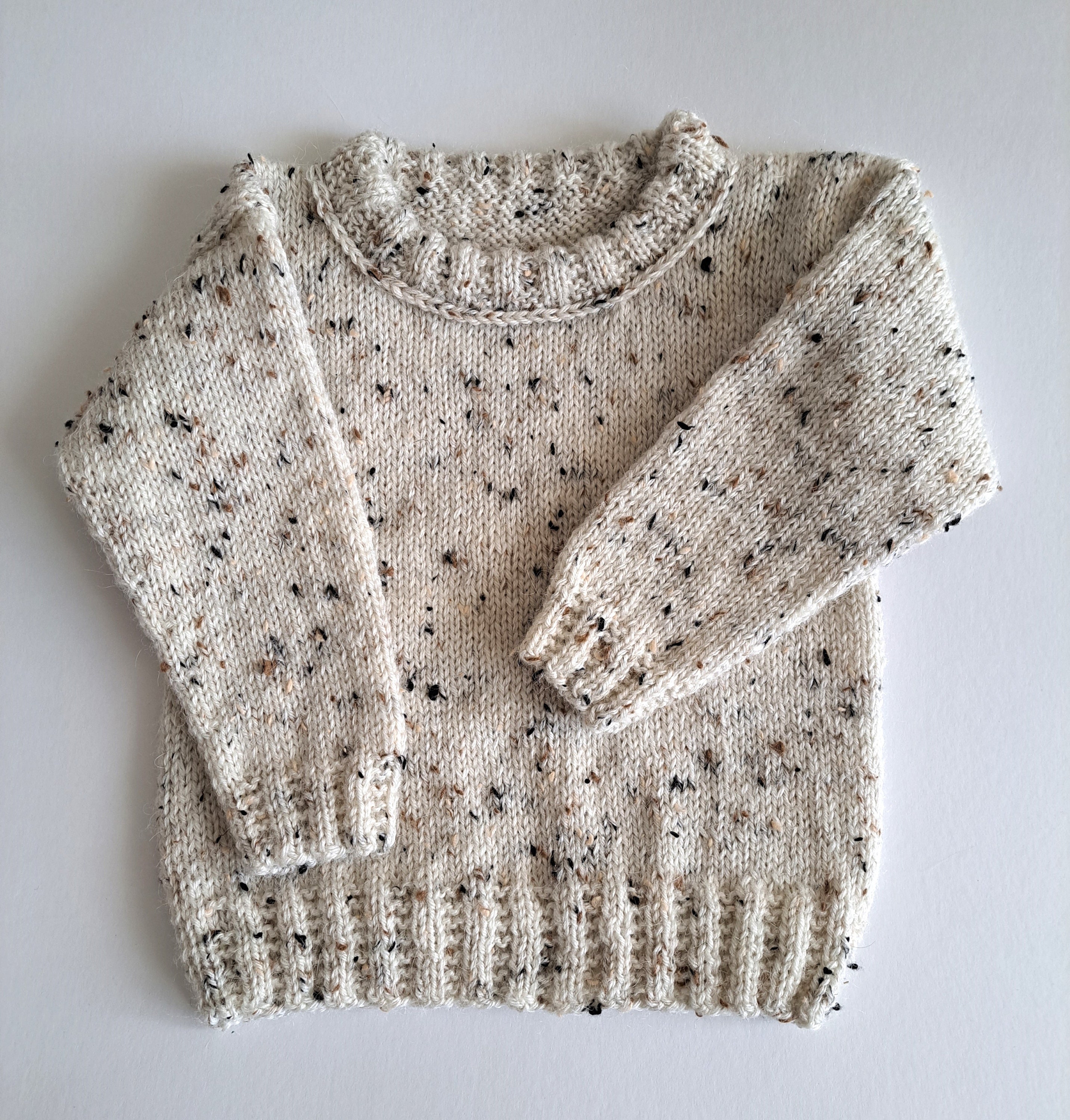 Hand Knit Kids Sweater - Pullover for Toddlers - Handmade Children ...