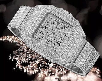 Rapper Iced Watch - Etsy