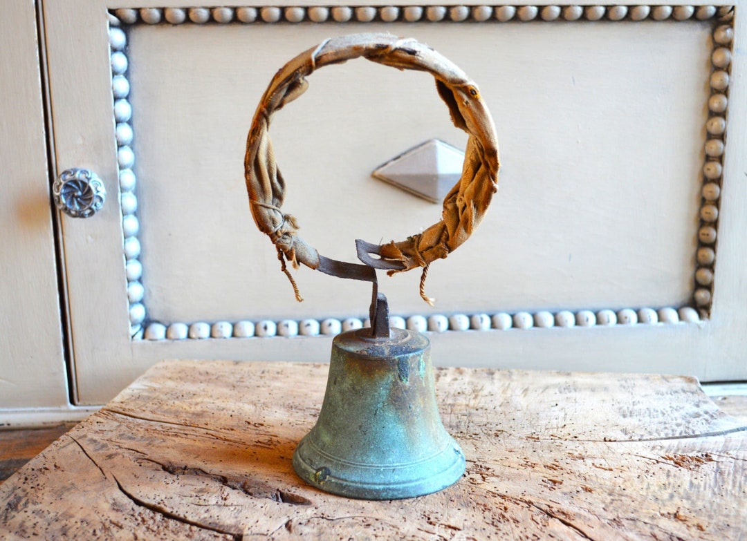 Antique English Bell, 19th Century Shop Doorbell, Garden Gate Bell ...