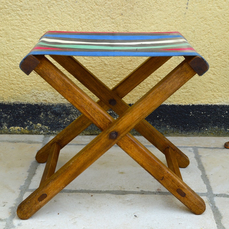 Folding Stool Canvas - Etsy