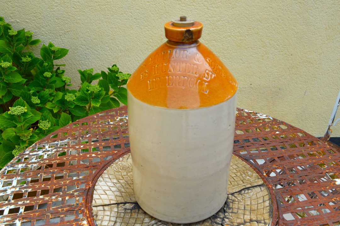 Stoneware Beer Flagon Liverpool Brewery One Gallon English - Etsy