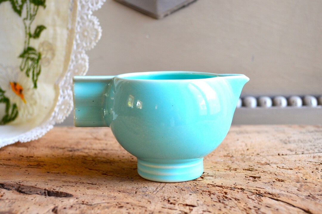 Art Deco Creamer ROBJ Paris Milk Jug Duck Egg Blue, French Eau De Nil ...