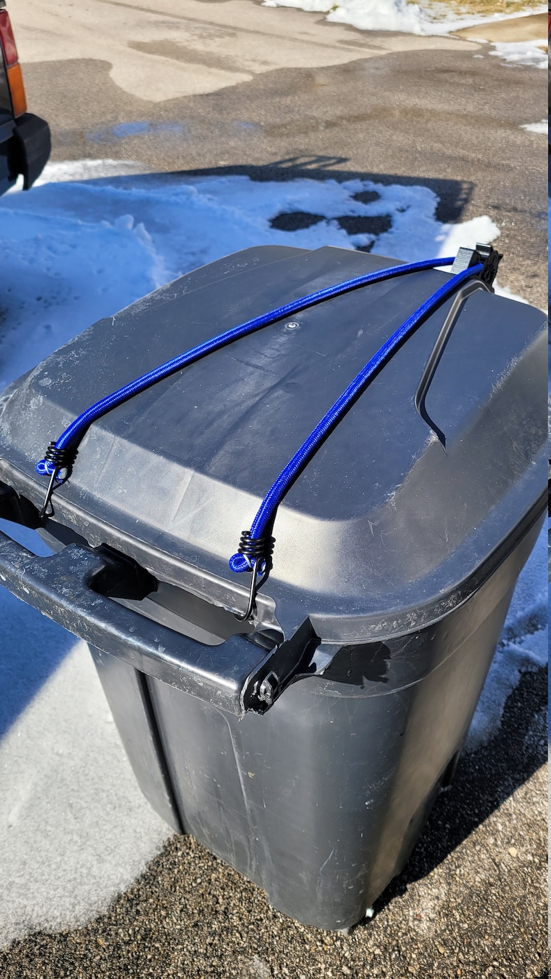 Garbage Can Lock Pest Control Raccoon Lock Trash Can - Etsy