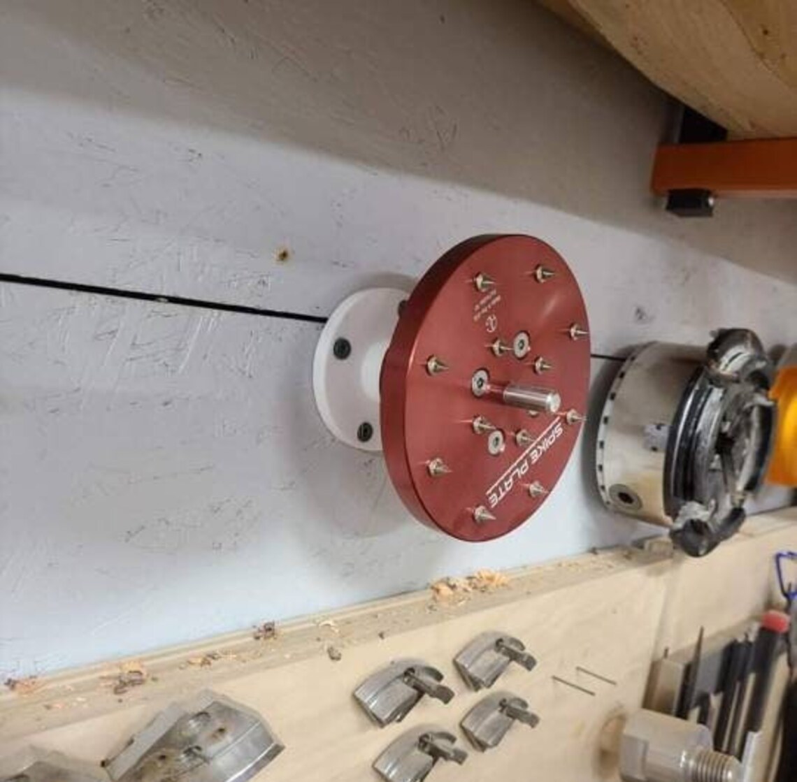 Lathe Chuck Holder - Workshop Storage Solution - Wall Mount Chuck ...