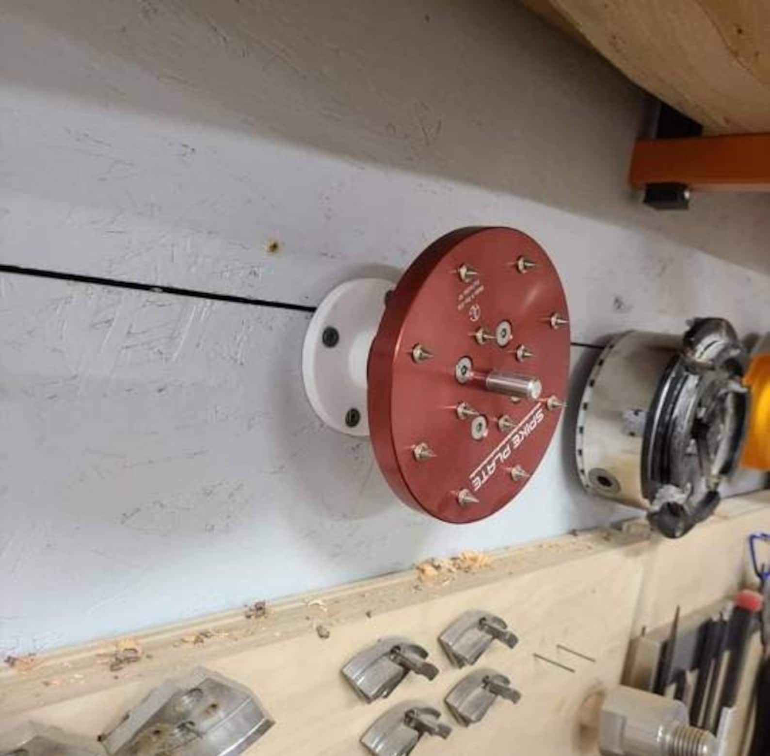 Lathe Chuck Holder - Workshop Storage Solution - Wall Mount Chuck ...