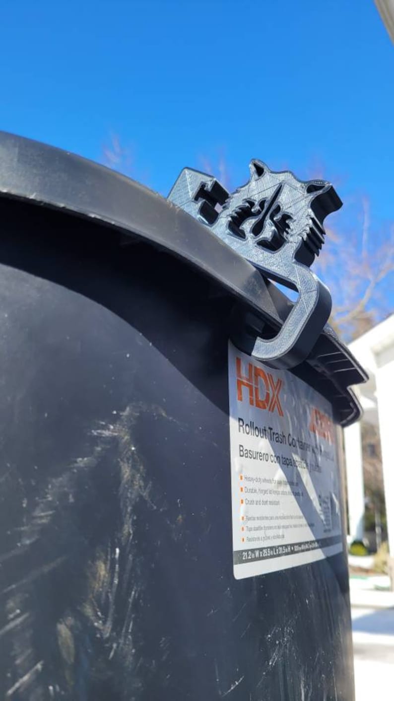 Garbage Can Lock Pest Control Raccoon Lock Trash Can - Etsy