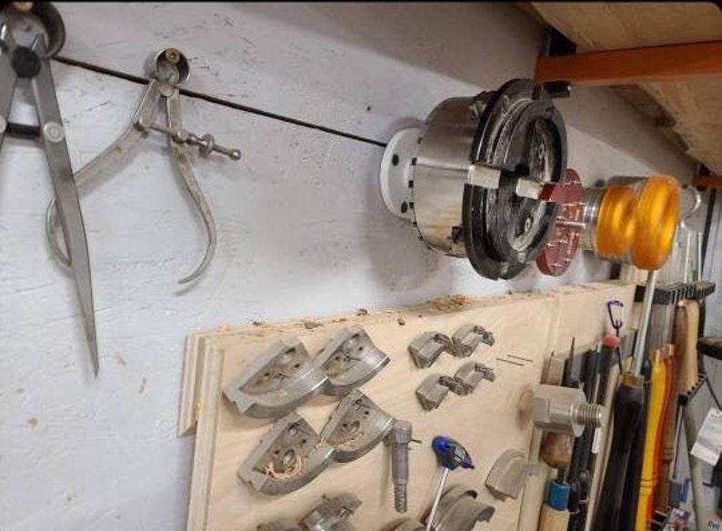 Lathe Chuck Holder - Workshop Storage Solution - Wall Mount Chuck ...