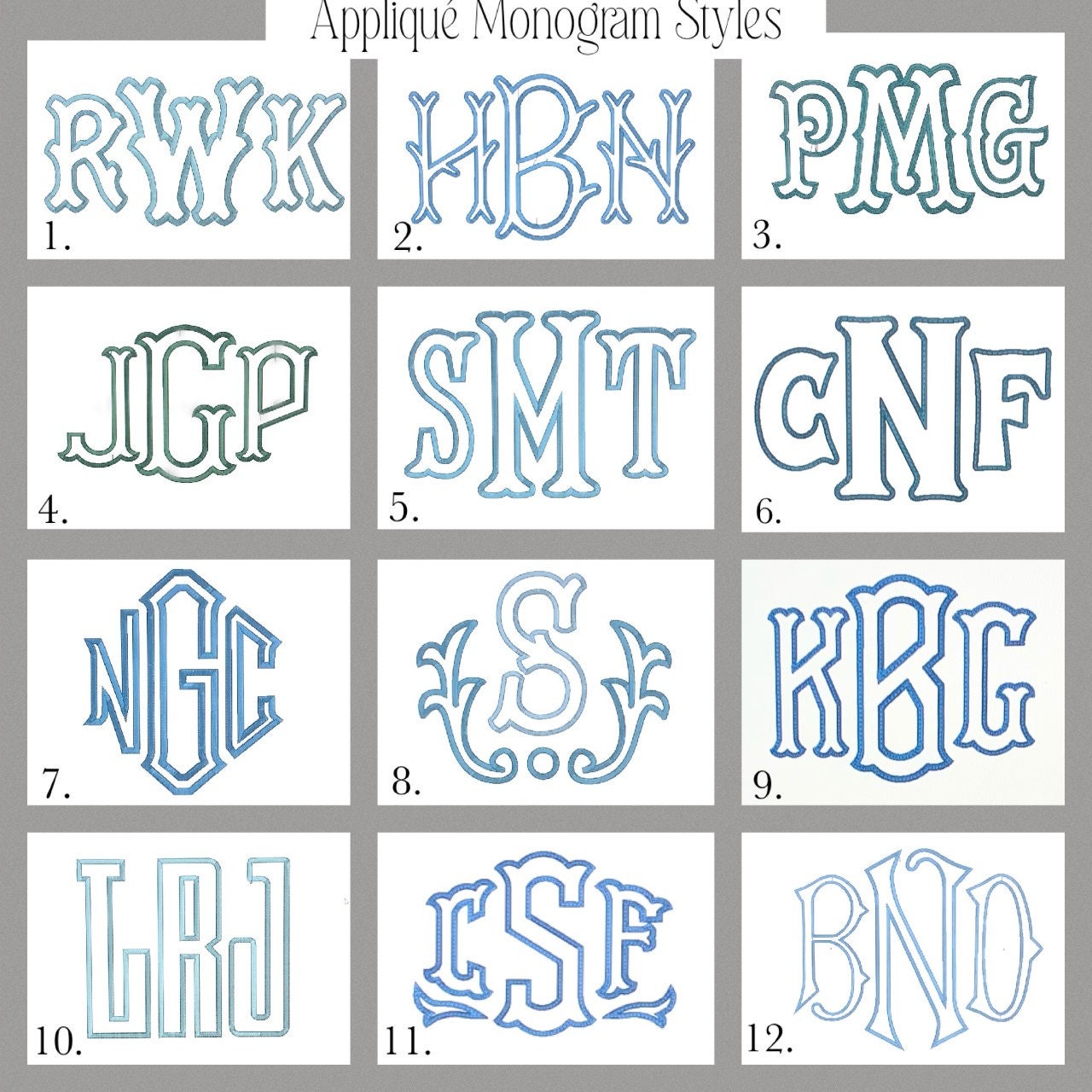 Large Monogram Pillow Cover-embroidered Pillow-personalized Pillow ...